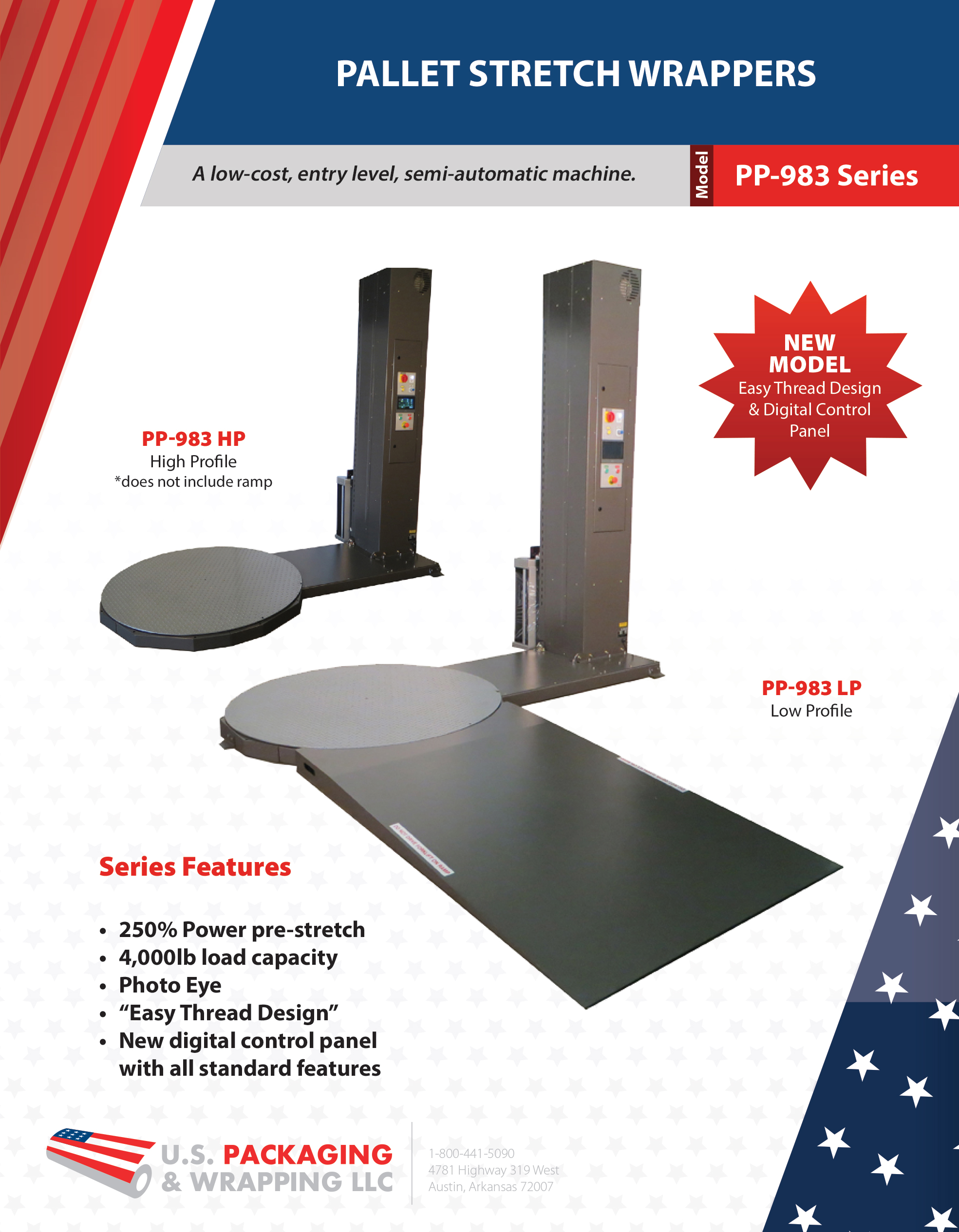 Stretch Wrap Machines | Automate Wrapping for Higher Output - U.S. P&W